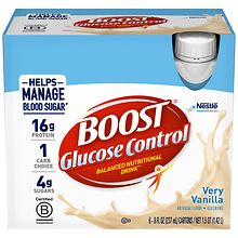 Boost Glucose Control Nutritional Drink Very Vanilla | Walgreens