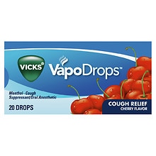 Vicks VapoDrops Cough Relief Cherry | Walgreens