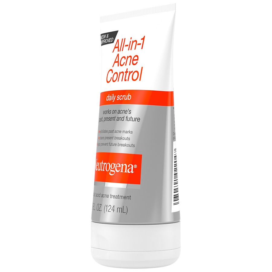 Neutrogena All in 1 Acne Control Daily Scrub Acne Treatment - Walmart.com