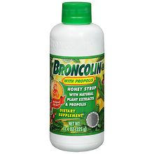 Broncolin Honey Syrup Dietary Supplement with Propolis | Walgreens