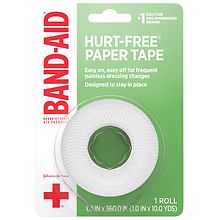 Band-Aid First Aid Hurt-Free Medical Paper Tape Small | Walgreens