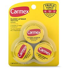 Carmex Medicated Lip Balm Jars, Lip Moisturizer for Dry, Chapped Lips ...