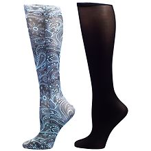 Celeste Stein Therapeutic Compression Sock turquoise | Walgreens