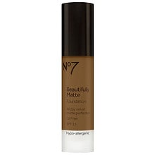 No7 Beautifully Matte Foundation, Chestnut | Walgreens