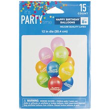 Festive Voice Happy Birthday Balloons 12 inch Multicolor | Walgreens