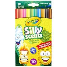 Crayola Silly Scents Markers, Fine Line Markers Assorted Scents ...