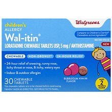 Walgreens Wal-itin Chewable Tablets Bubble Gum | Walgreens