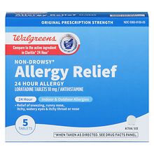 Walgreens 24 Hour Allergy 10 mg Tablets | Walgreens