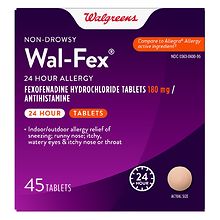 Walgreens Wal-Fex 24 Hour Allergy Tablets | Walgreens