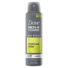 Dove Sport Care Dry Spray Antiperspirant Deodorant Fresh Active+Fresh ...