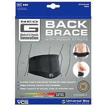 Neo G Back Brace with Power Straps One Size | Walgreens