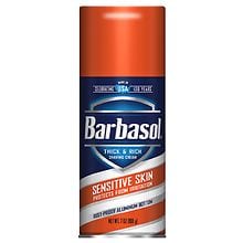 Barbasol Thick & Rich Sensitive Skin Shaving Cream | Walgreens