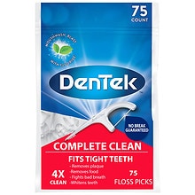 DenTek Complete Clean Floss Picks | Walgreens