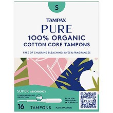 Tampax Pure Tampons, Unscented Super | Walgreens