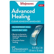Walgreens Advanced Healing Clear Adhesive Bandages | Walgreens