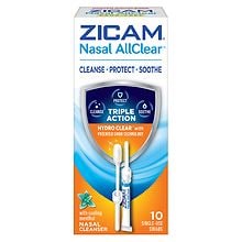 Zicam Nasal AllClear Triple Action Swabs with Cooling Menthol | Walgreens