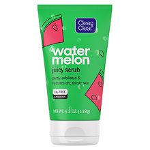 Clean & Clear Exfoliating Watermelon Scrub & Facial Cleanser | Walgreens