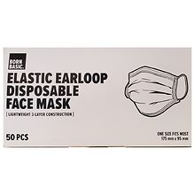 Born Basic Elastic Earloop Disposable Face Masks | Walgreens