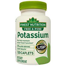 Finest Nutrition Free & Pure Potassium | Walgreens