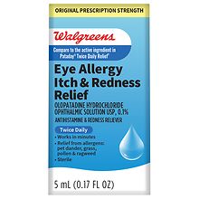 Walgreens Eye Allergy Itch & Redness Relief 0.1% Drops | Walgreens