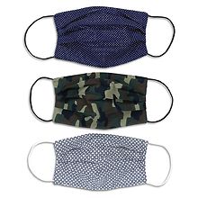 Calabrum Reversible Adult Face Masks Assortment Navy, Black, White ...