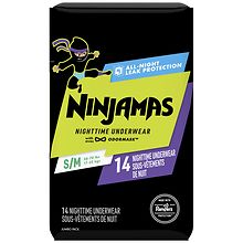 Ninjamas Nighttime Bedwetting Underwear Boy Small/Medium | Walgreens