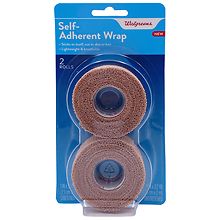 Walgreens Self-Adherent Wrap 1" x 5 YD Tan | Walgreens