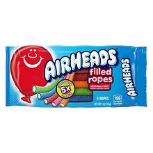 Airheads Fruit Flavored Filled Ropes | Walgreens
