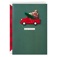 Hallmark Signature Christmas Card Vintage Red Truck | Walgreens