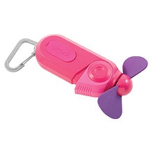 O2Cool Battery Powered Sport Carabiner Water Misting Fan Pink | Walgreens