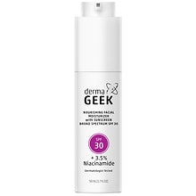 derma GEEK Nourishing Facial Moisturizer with Sunscreen Broad Spectrum ...