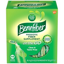 Benefiber Fiber Supplement, On the Go Unflavored | Walgreens
