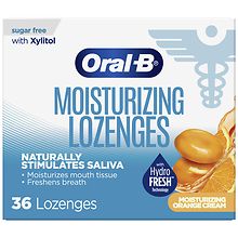 Oral-B Dry Mouth Lozenges Orange Cream | Walgreens