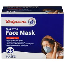 Walgreens Cone Style Face Masks | Walgreens