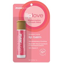 Raw Sugar Natural Lip Balm Watermelon + Fresh Mint | Walgreens