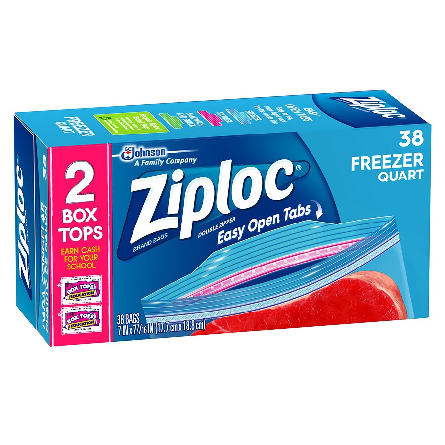 Ziploc Ziploc Double Zipper Freezer Bags Quart Walgreens Ziploc Ziploc Double Zipper Freezer Bags Quart Walgreens